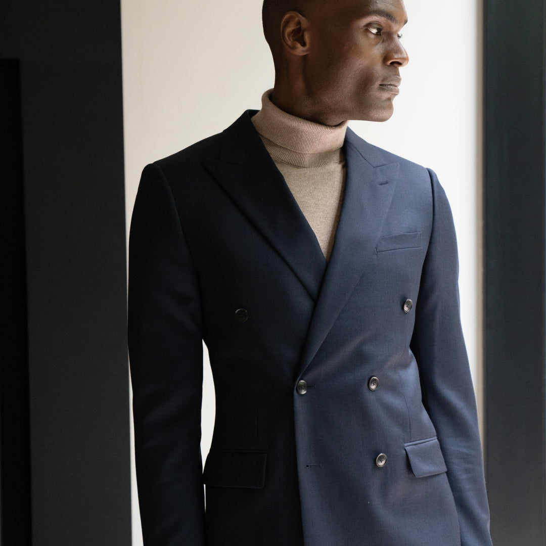 Men's Midnight Blue Suits - Custom-Made for You.
