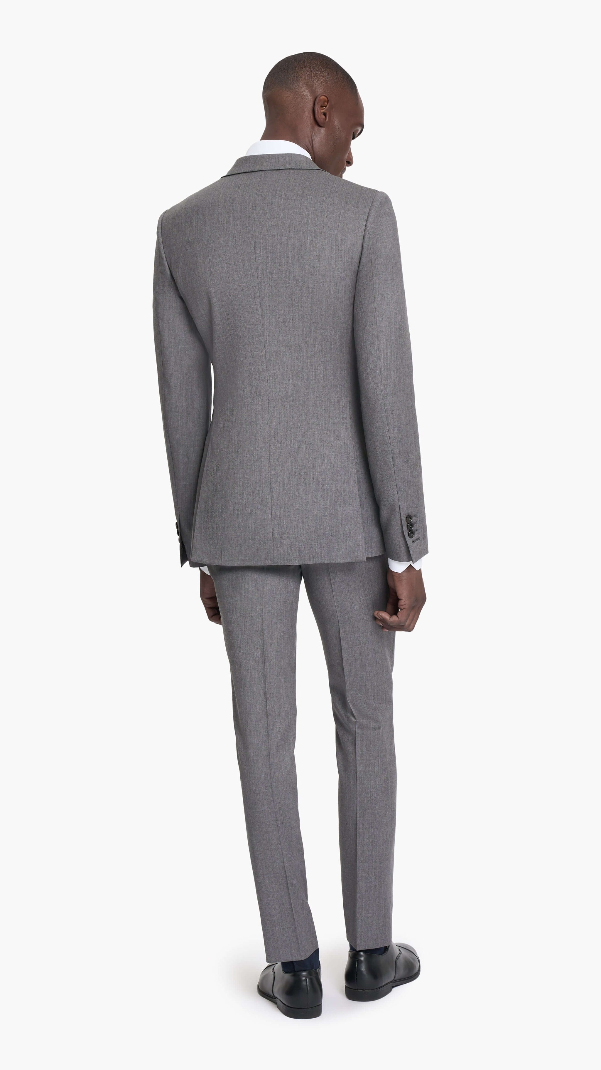 Reda Iron Grey Twill Custom Suit - Edit Suits Co.