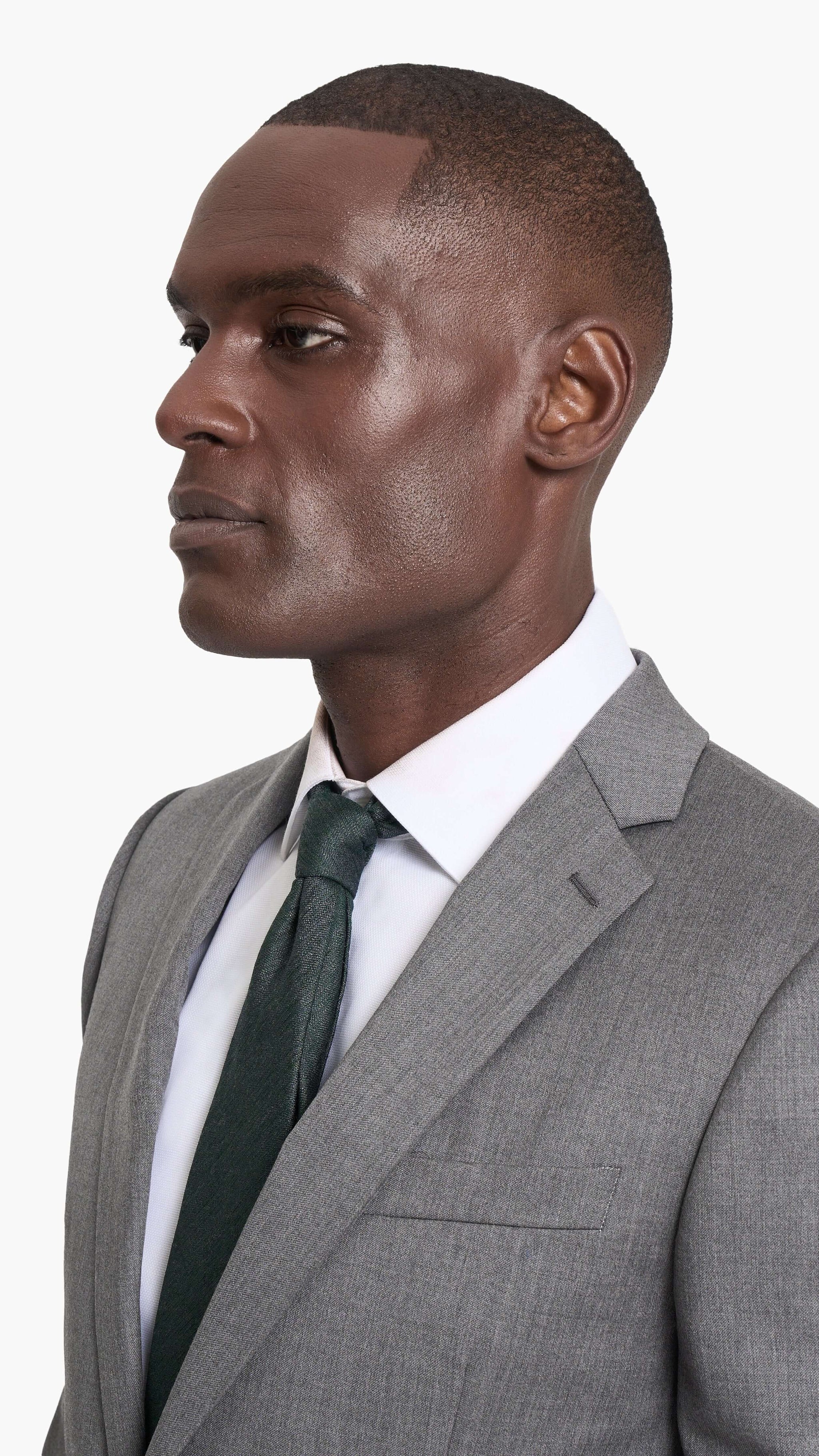 Reda Iron Grey Twill Custom Suit - Edit Suits Co.