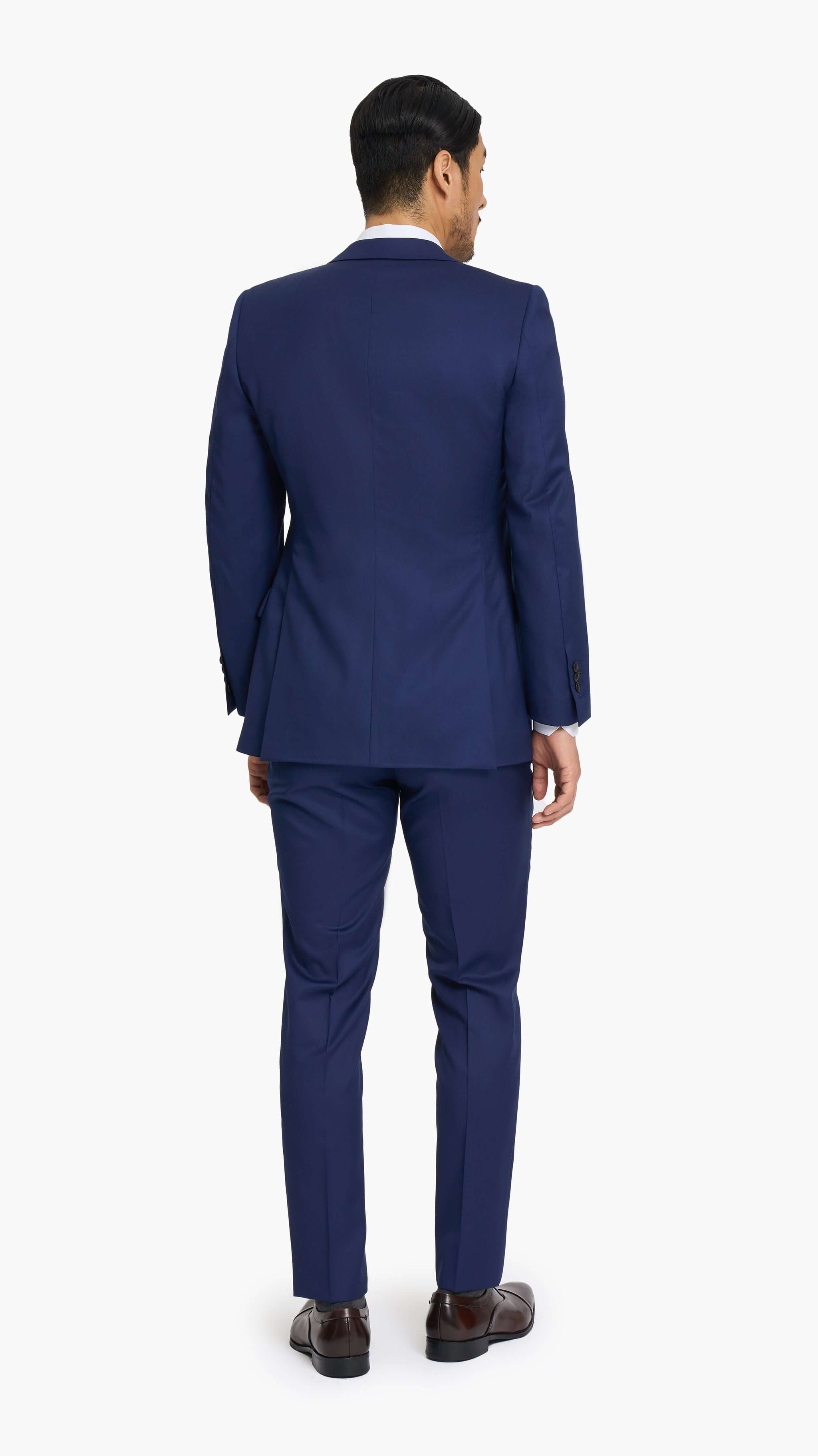 Reda Royal Blue Twill Custom Suit - Edit Suits Co.
