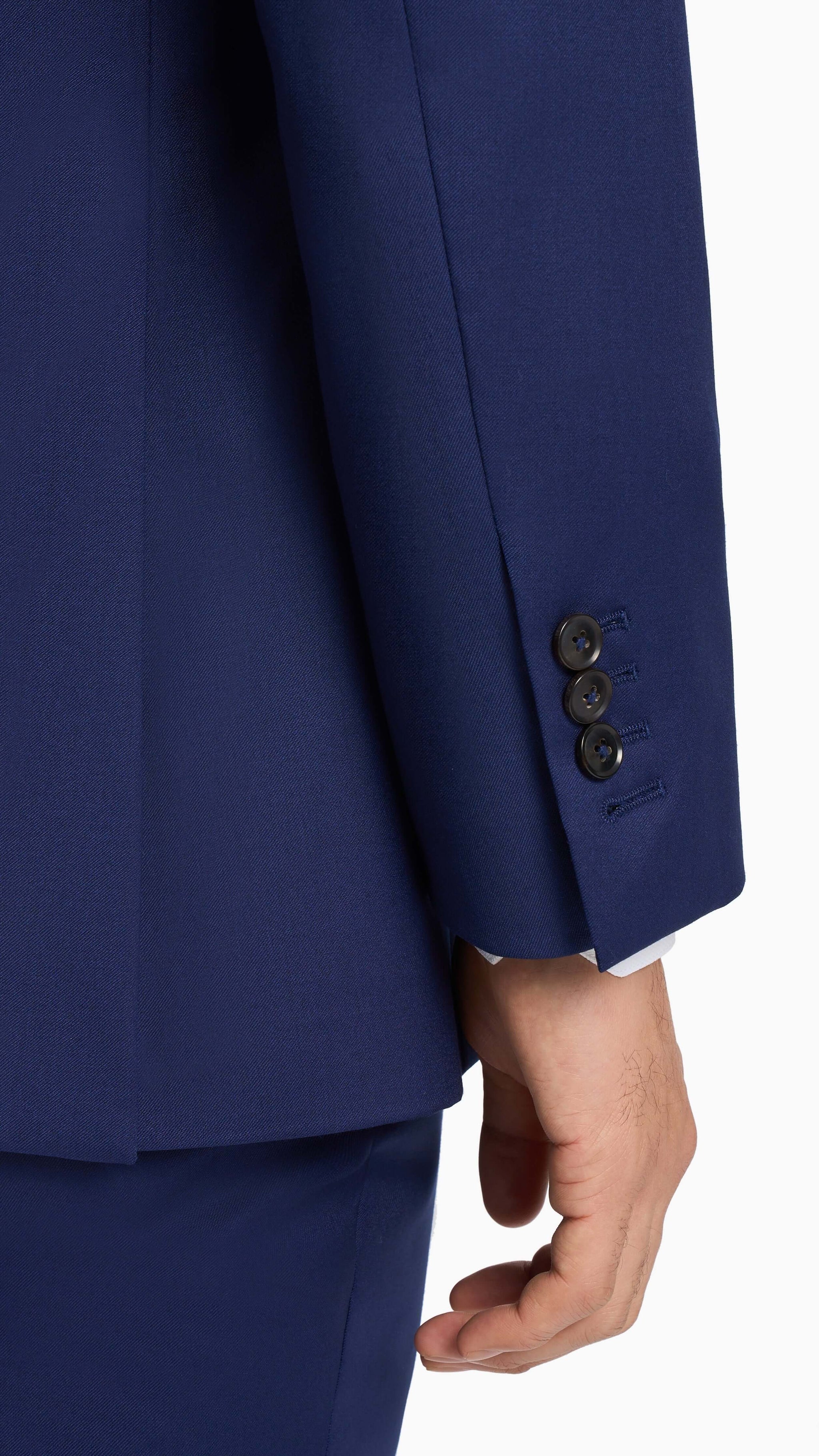 Reda Royal Blue Twill Custom Suit