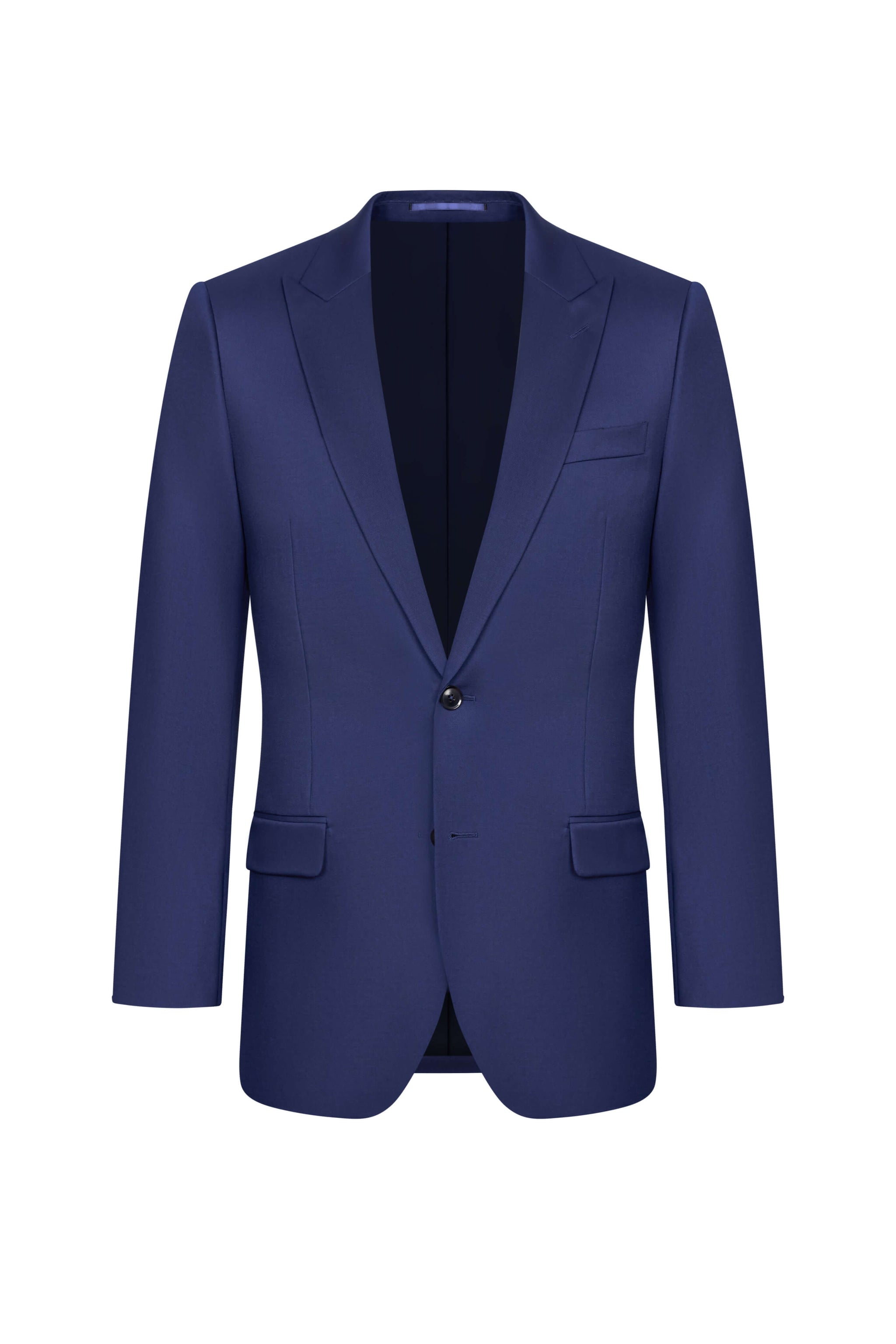 Reda Royal Blue Twill Custom Suit