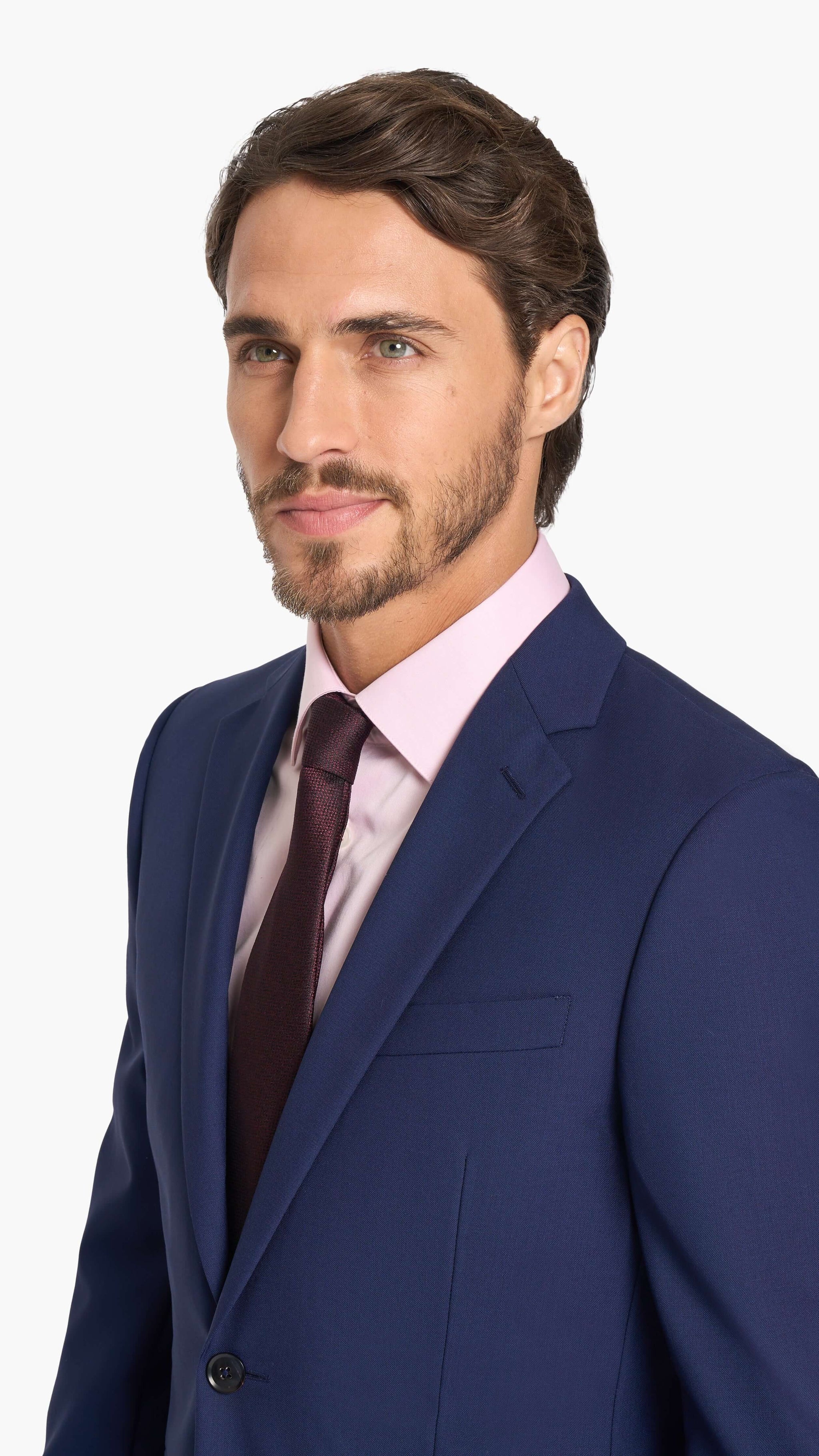 Scabal Royal Blue Plain Weave Custom Suit - Edit Suits Co.