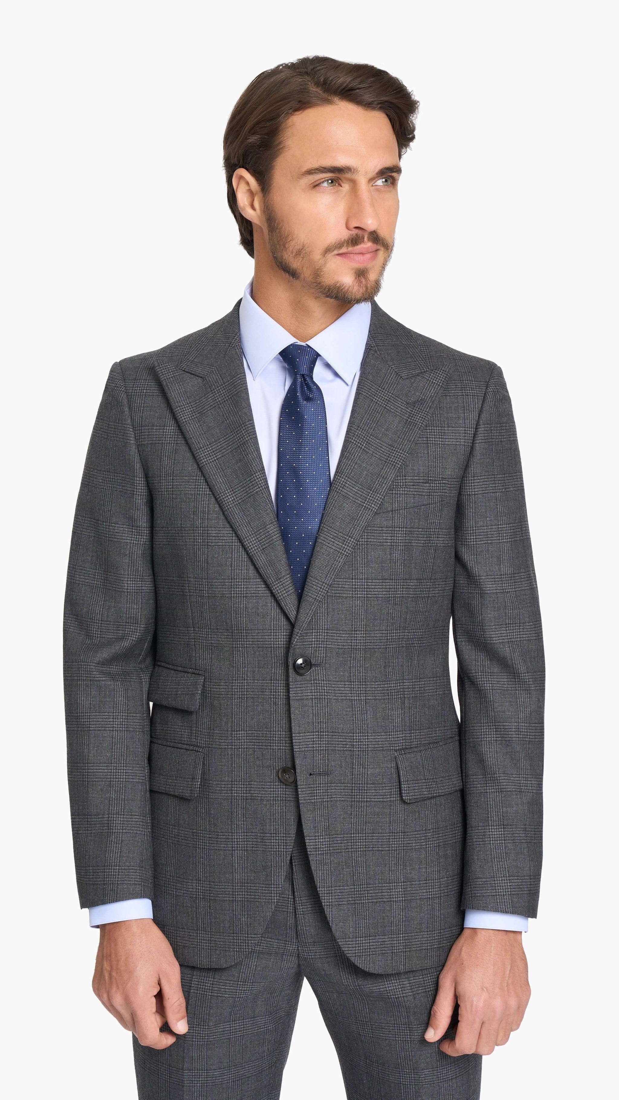 Holland & Sherry Prince of Wales Custom Suit - Edit Suits Co.