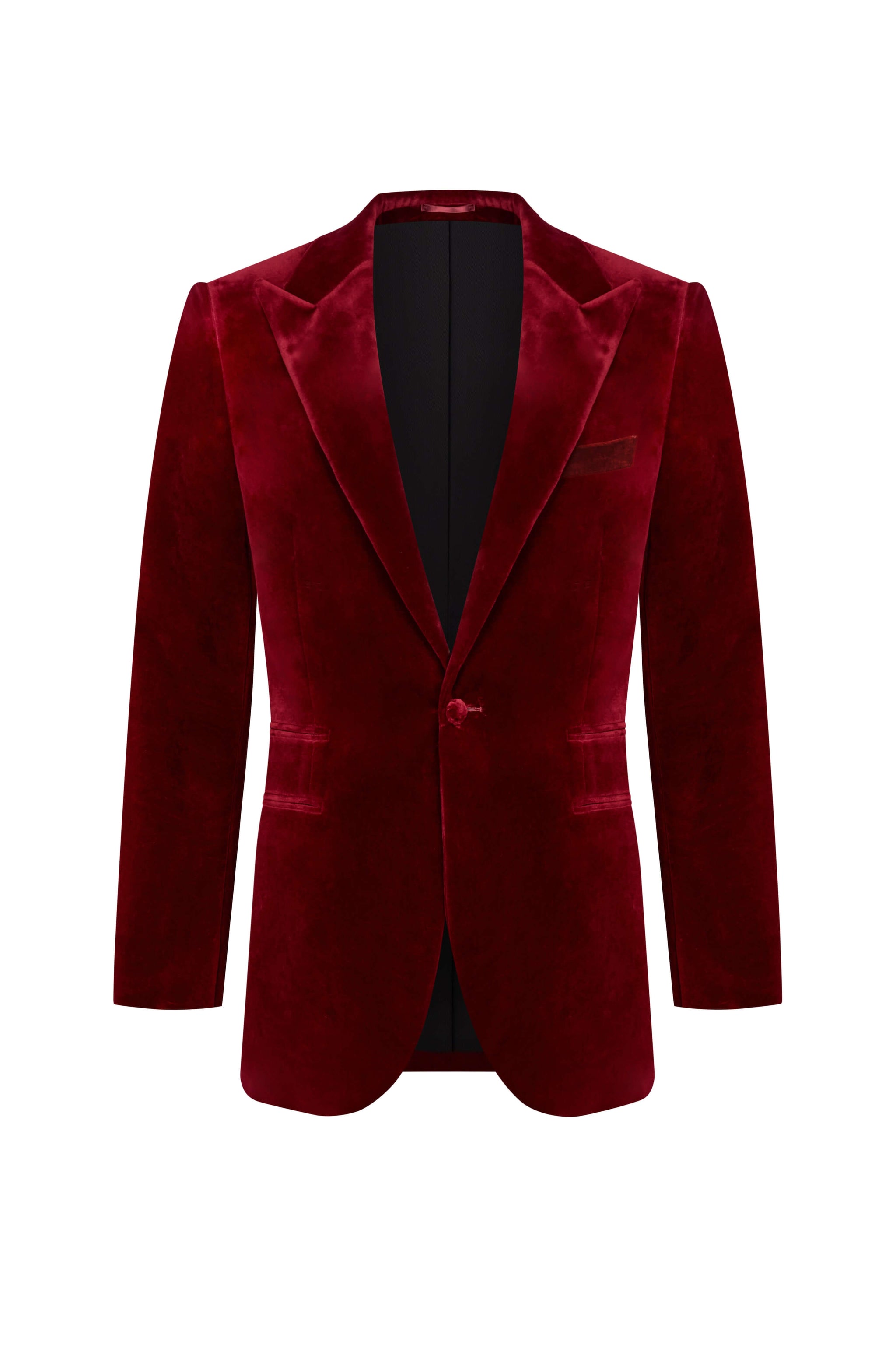 Scabal Cherry Velvet Custom Tuxedo Jacket